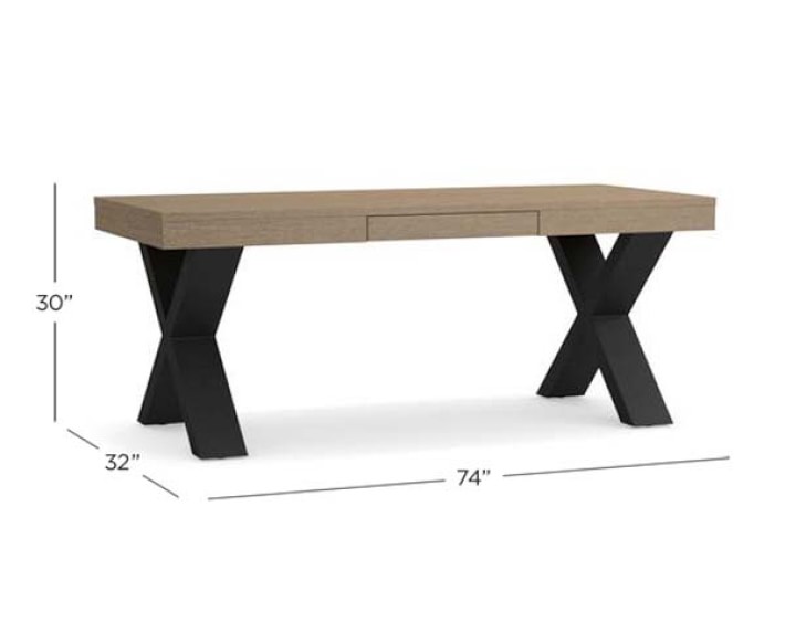 Navarro 74" Desk | Williams Sonoma
