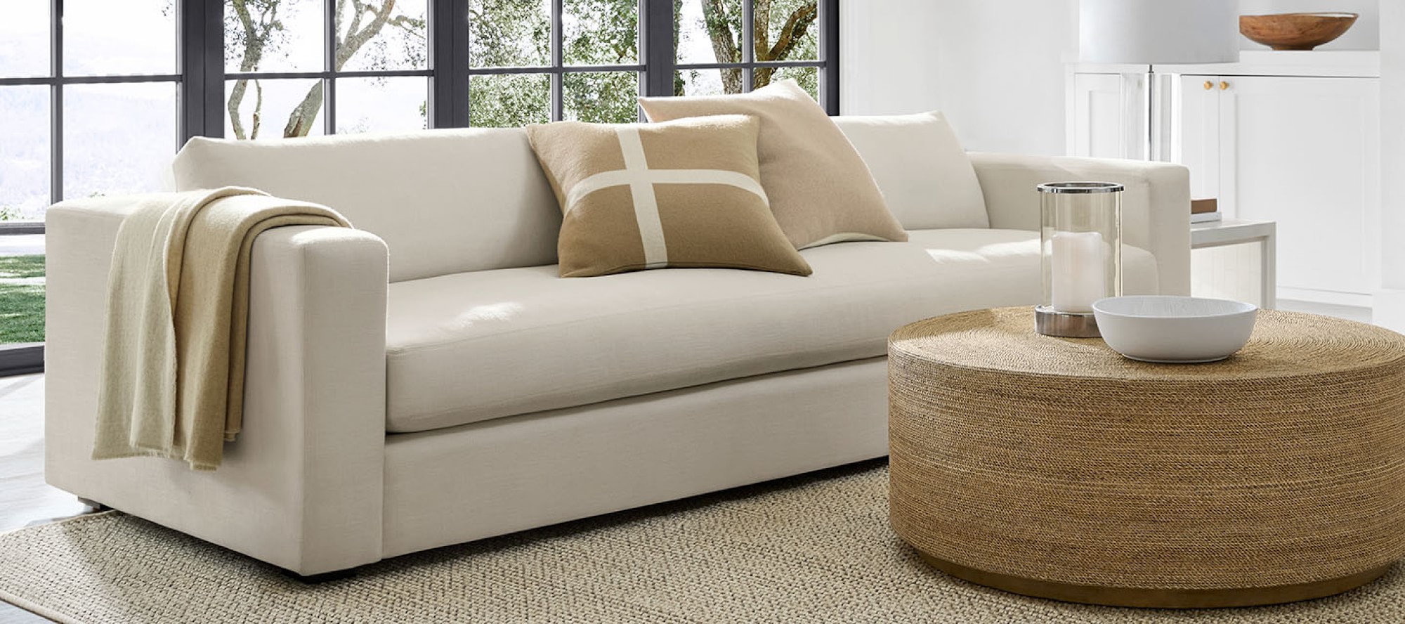 Carlton Square Arm Sofa | Williams Sonoma