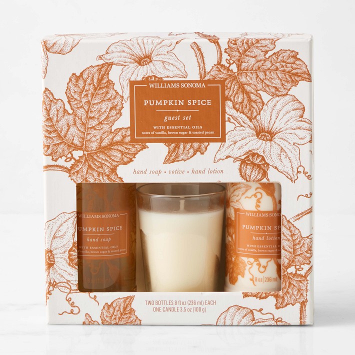 Williams Sonoma Pumpkin Spice Guest Essenitals Gift Set | Williams Sonoma