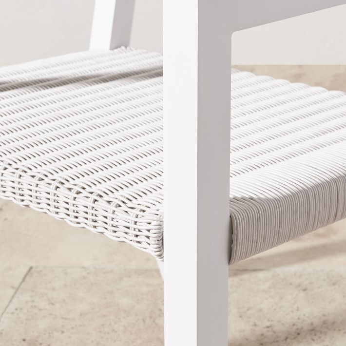 Larnaca Metal x All-Weather Weave Dining Armchair | Patio Furniture ...