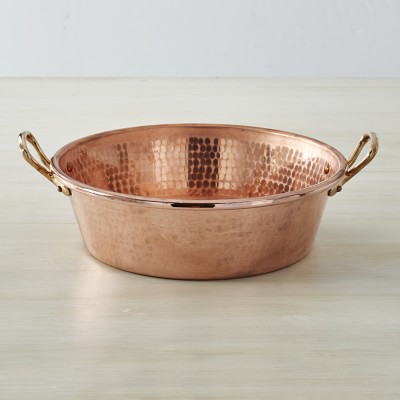 Mauviel Copper Beating Bowl with Loop Handle | Williams Sonoma CA ...