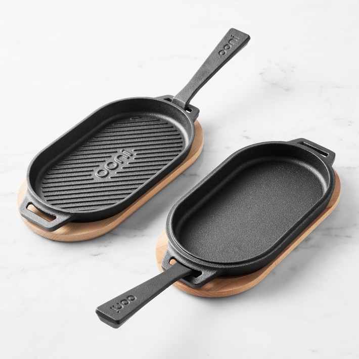 Ooni Cast Iron Grizzler & Sizzler Pan Cookware Set | Williams Sonoma