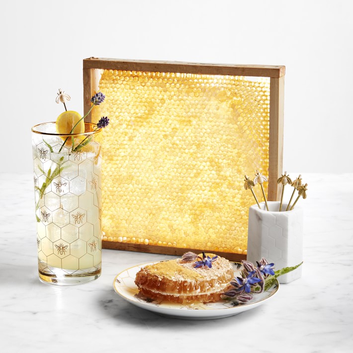 Marble & Brass Bee Cocktail Picks | Williams Sonoma