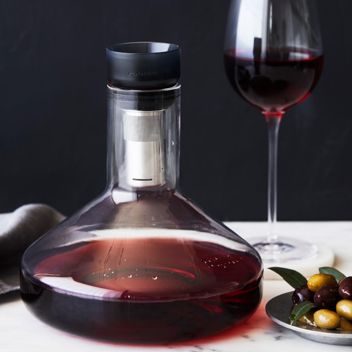 Rabbit Pura Decanter & Strainer | Williams Sonoma