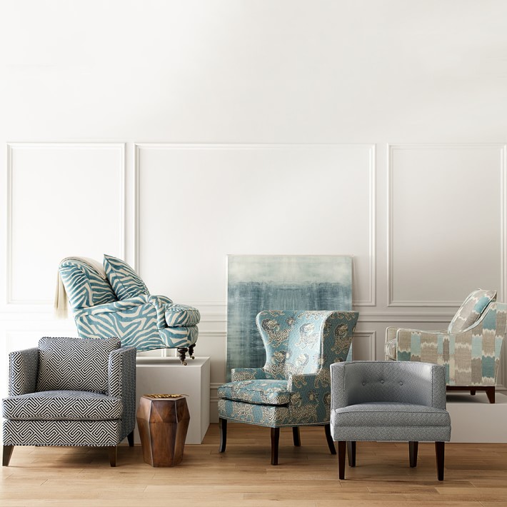 Chelsea Wing Chair | Accent Chair | Williams Sonoma