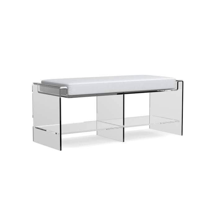 Acrylic Indoor Bench | Williams Sonoma