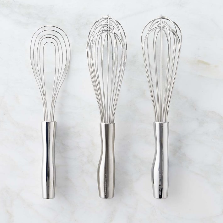 Williams Sonoma Signature Stainless Steel Whisks, Set of 3 | Williams ...