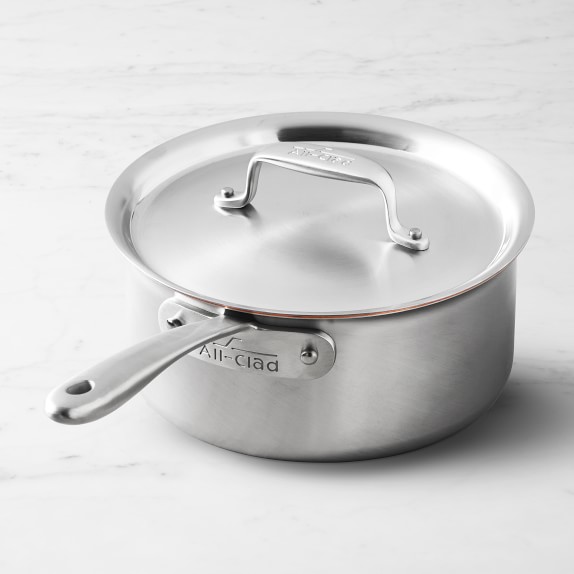 All Clad 4 Qt Saucepan | Williams Sonoma
