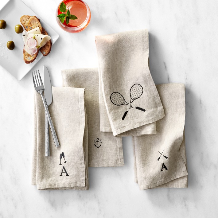 Italian Washed Linen Napkins, Set of 4 | Williams Sonoma CA | Williams ...