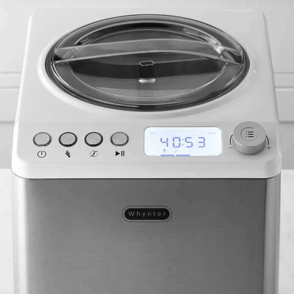 Whynter Upright Compressor Ice Cream Maker with Stainless Steel Bowl ...