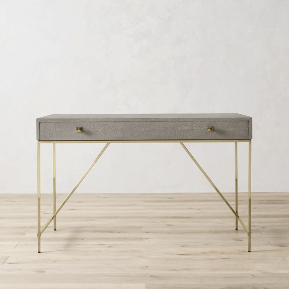 Faux Shagreen Desk | Home Office Furniture | Williams Sonoma