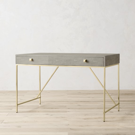 Faux Shagreen Desk | Home Office Furniture | Williams Sonoma