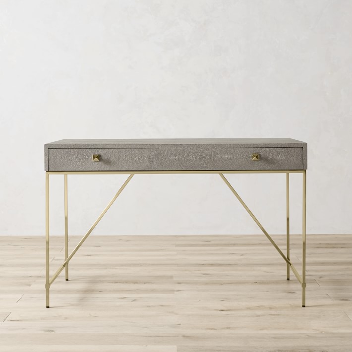 Faux Shagreen Desk | Home Office Furniture | Williams Sonoma