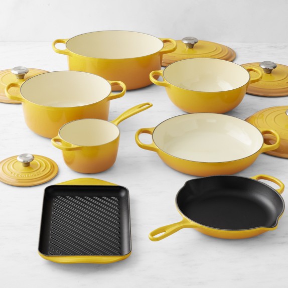 Le Creuset Signature Enameled Cast Iron 12-Piece Cookware Set ...