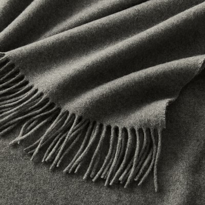 Grand Solid Cashmere Throw Blanket | Williams Sonoma