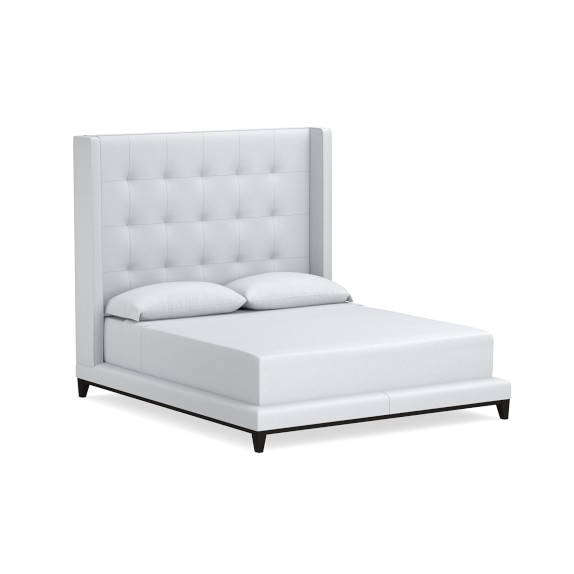 Presidio Extra Tall Box Tufted Bed | Williams Sonoma