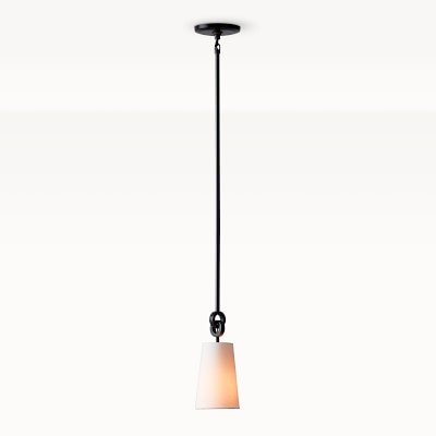 Chain Link Pendant, White Linen | Williams Sonoma