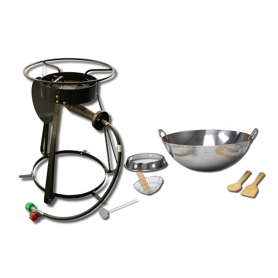 King Kooker Outdoor Cooker Package with Stainless-Steel Wok | Williams ...