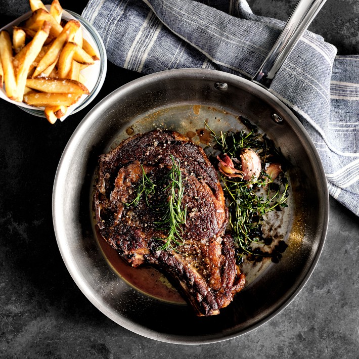 All-Clad G5 Graphite Core Stainless-Steel Fry Pan, 10 1/2" | Williams ...