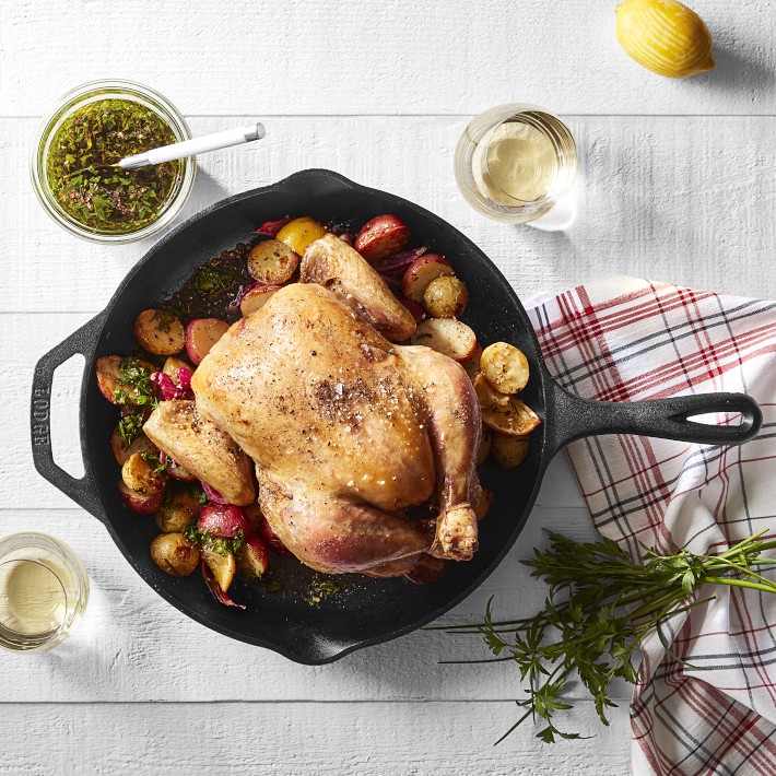 Lodge Chef Collection Cast-Iron Frying Pan | Williams Sonoma