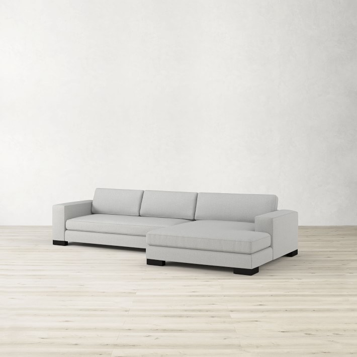 Yountville 2-Piece Loveseat Sectional Sofa with Chaise | Williams Sonoma