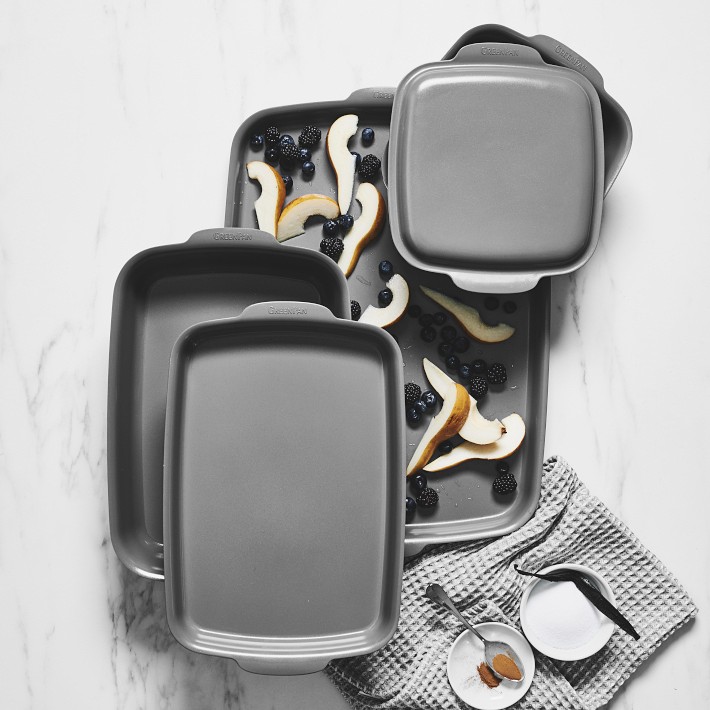 GreenPan™ Ceramic Nonstick Ovenware 4-Piece Bakeware Set | Williams Sonoma