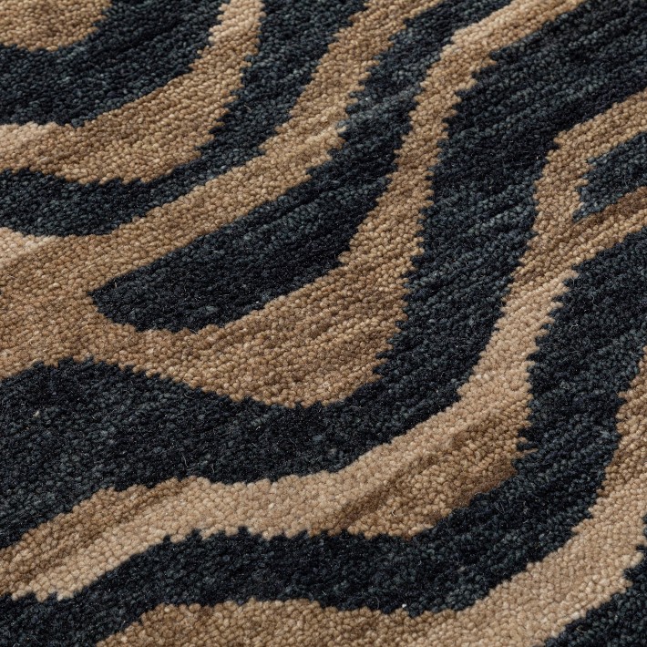 Tiger Stripe Hand Knotted Rug | Williams Sonoma