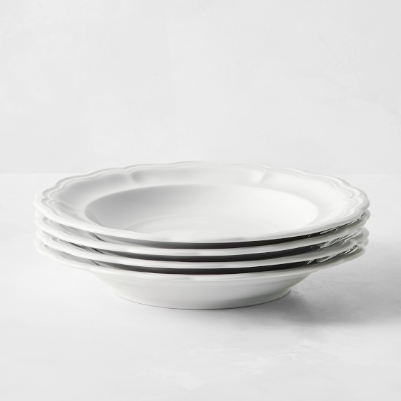 Pillivuyt Queen Anne Porcelain Soup Plates | Williams Sonoma