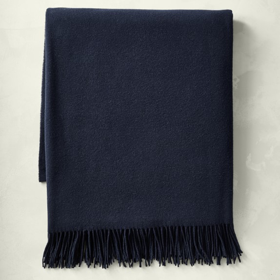 Grand Solid Cashmere Throw Blanket | Williams Sonoma