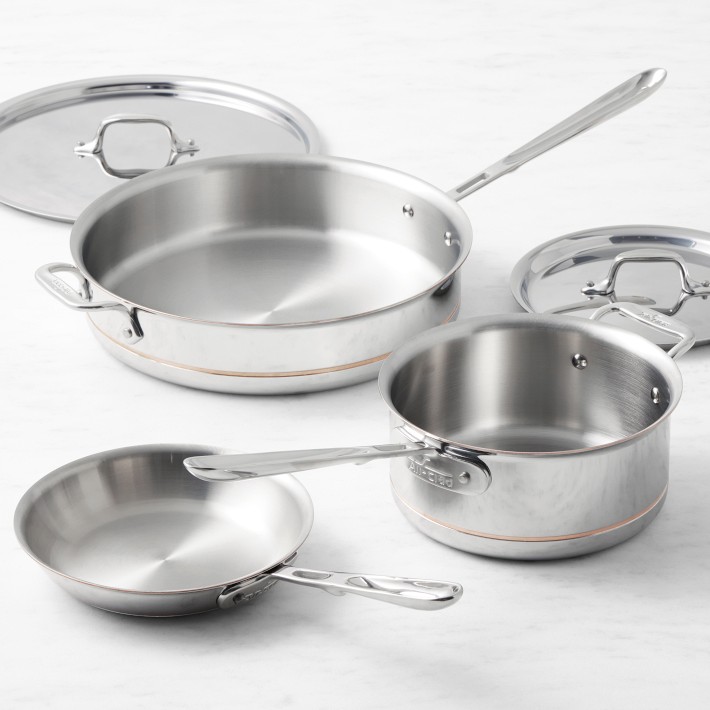 All-Clad Copper Core 5-Piece Cookware Set | Williams Sonoma