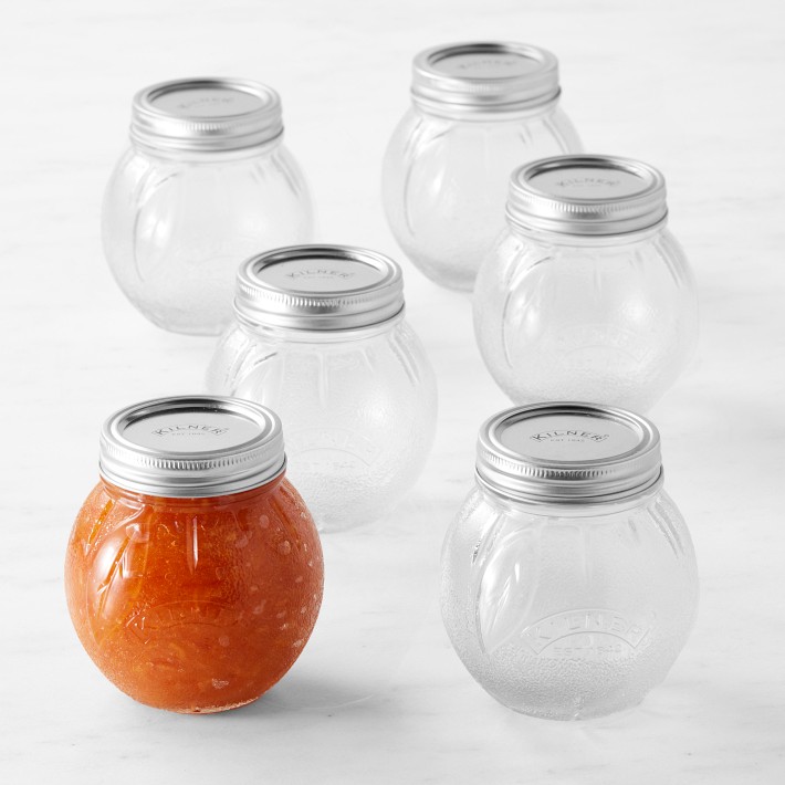 Kilner Orange Jar, 13.5 oz, Set of 6 | Williams Sonoma