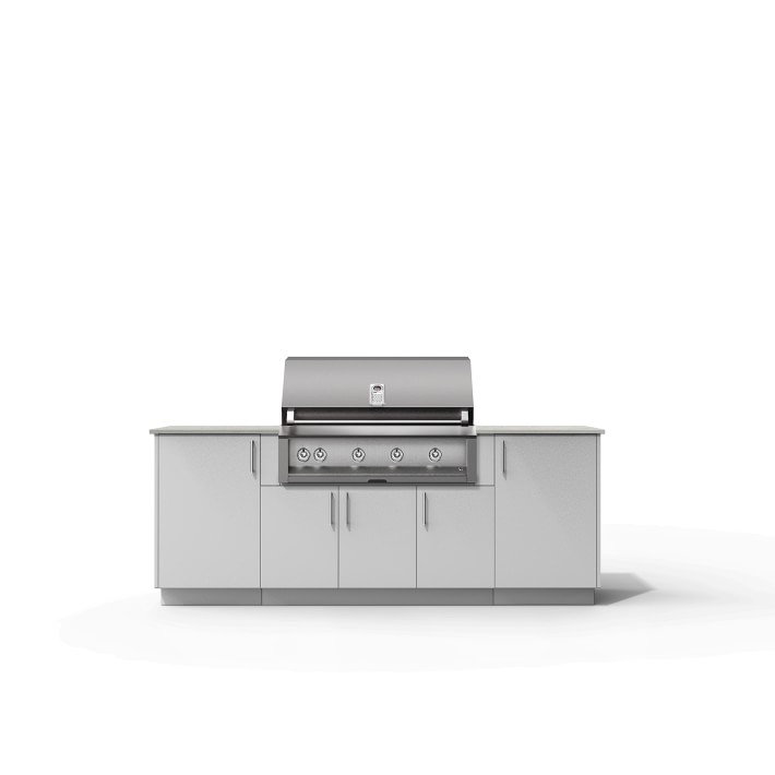 Urban Bonfire Outdoor Kitchen x Hestan 42” Grill | Williams Sonoma