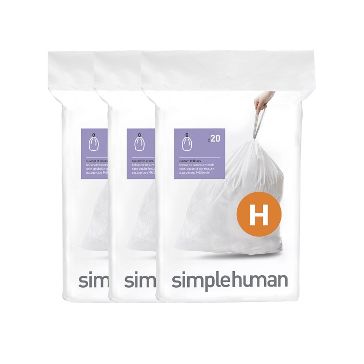 simplehuman™ (H) Custom Fit Trash Can Liners | Williams Sonoma
