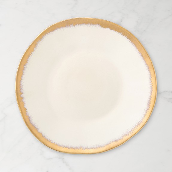 Brushed Gold Dinner Plate Set - Set of 4 | Williams Sonoma