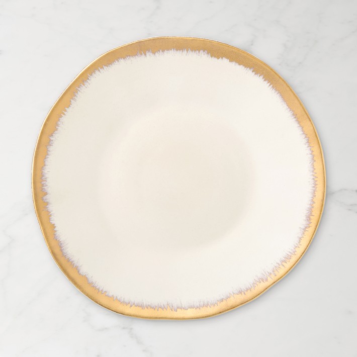 Brushed Gold Dinner Plate Set - Set of 4 | Williams Sonoma