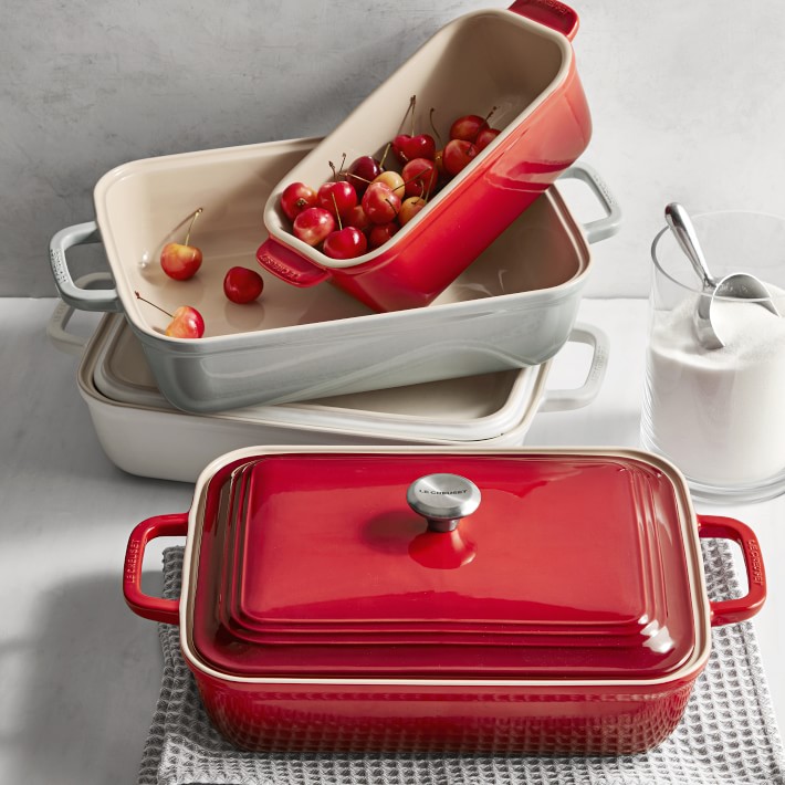 Le Creuset Stoneware Rectangle Baking Dish | Williams Sonoma CA ...