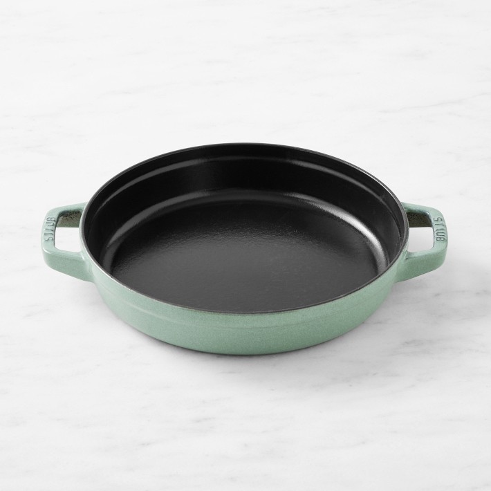 Staub Enameled Cast Iron Stackable Double-Handle Fry Pan | Williams Sonoma