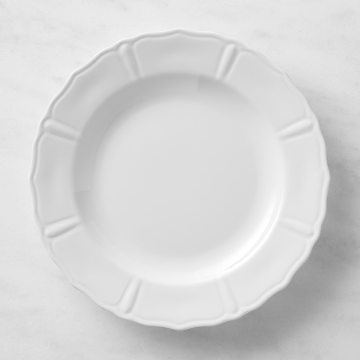 Soleil White Melamine Dinner Plates, Set of 4 | Williams Sonoma