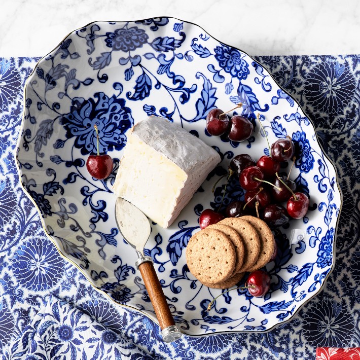 Marlo Thomas Blue Table Runner | Williams Sonoma