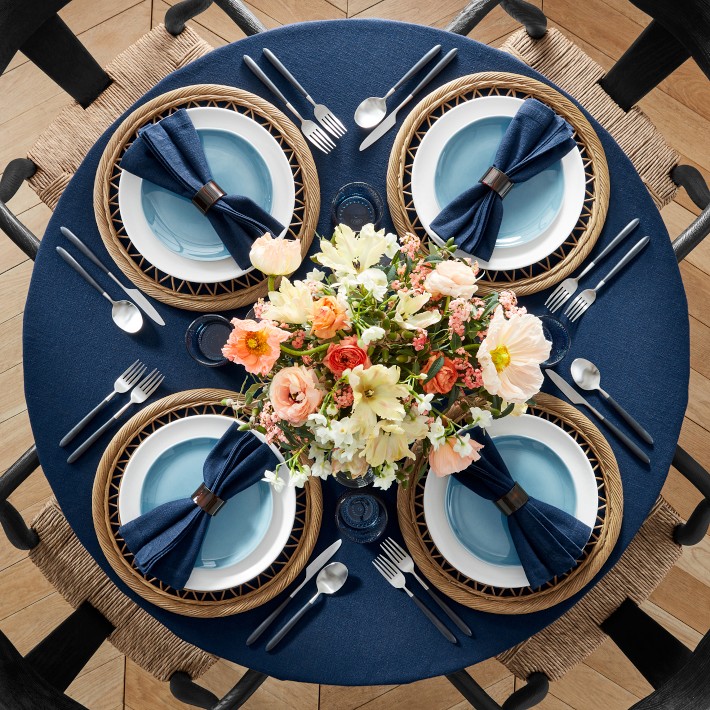 Williams Sonoma Pantry Round Tablecloth | Williams Sonoma