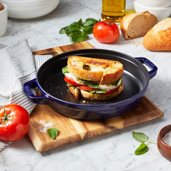 Staub Enameled Cast Iron Stackable Double-Handle Fry Pan | Williams Sonoma