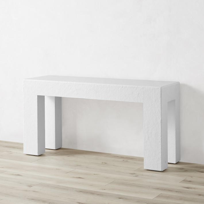Matte White 60" Console | Williams Sonoma