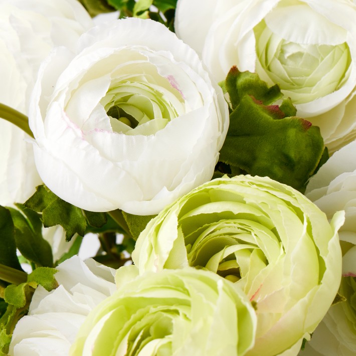 Faux Ranunculus Floral Arrangement | Williams Sonoma