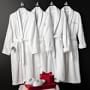 Navy 'Chambers® Hydrocotton Bathrobe with Piping | Williams Sonoma