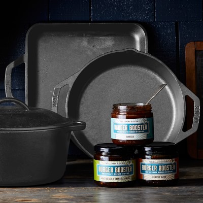 Lodge Chef Collection Cast-Iron Double Handled Square Griddle - 11 ...