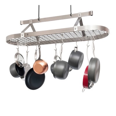Enclume Traditional Oval Ceiling Pot Rack | Williams Sonoma