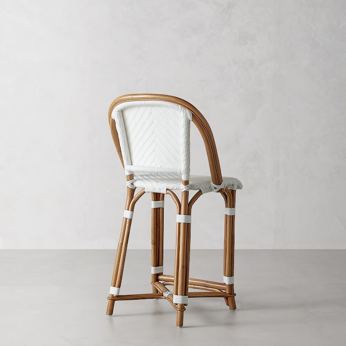 Parisian Bistro Woven Counter & Bar Stool | Williams Sonoma