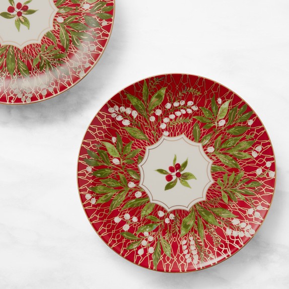 Noel Salad Plates, Set of 4 | Williams Sonoma