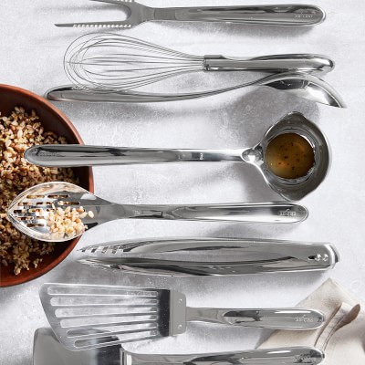 All-Clad Precision Stainless-Steel Slotted Spoon | Williams Sonoma