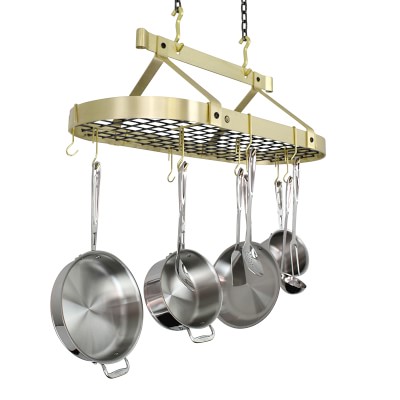 Enclume Traditional Oval Ceiling Pot Rack | Williams Sonoma